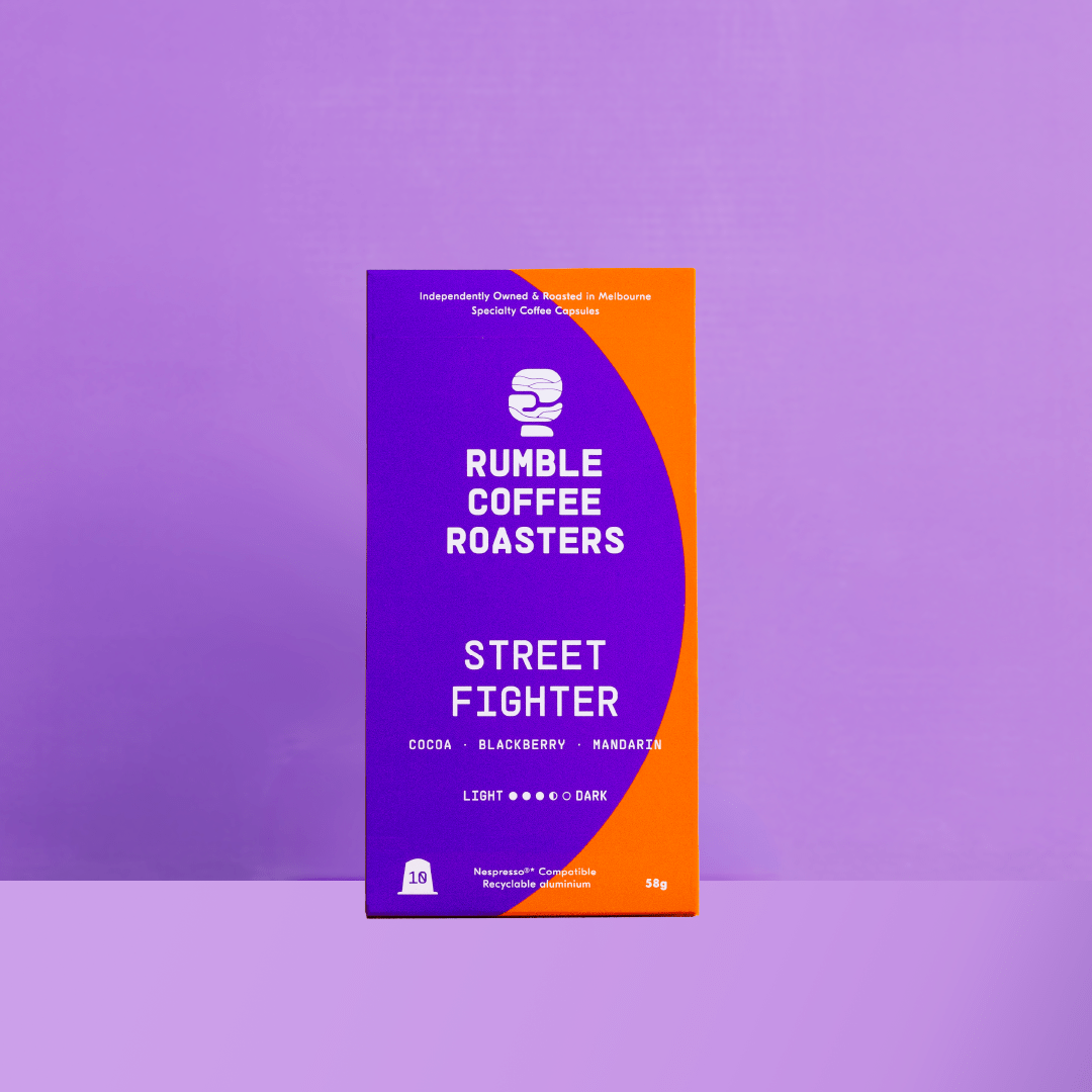 Street Fighter Coffee Pods | Specialty Coffee Capsules from Rumble