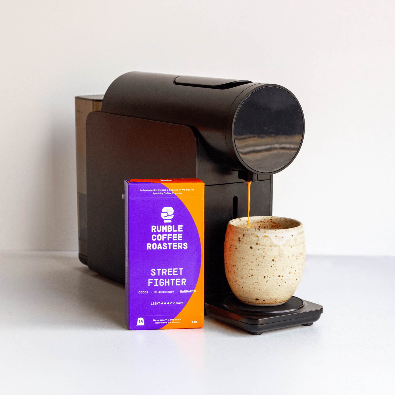 Street Fighter Coffee Pods | Specialty Coffee Capsules from Rumble